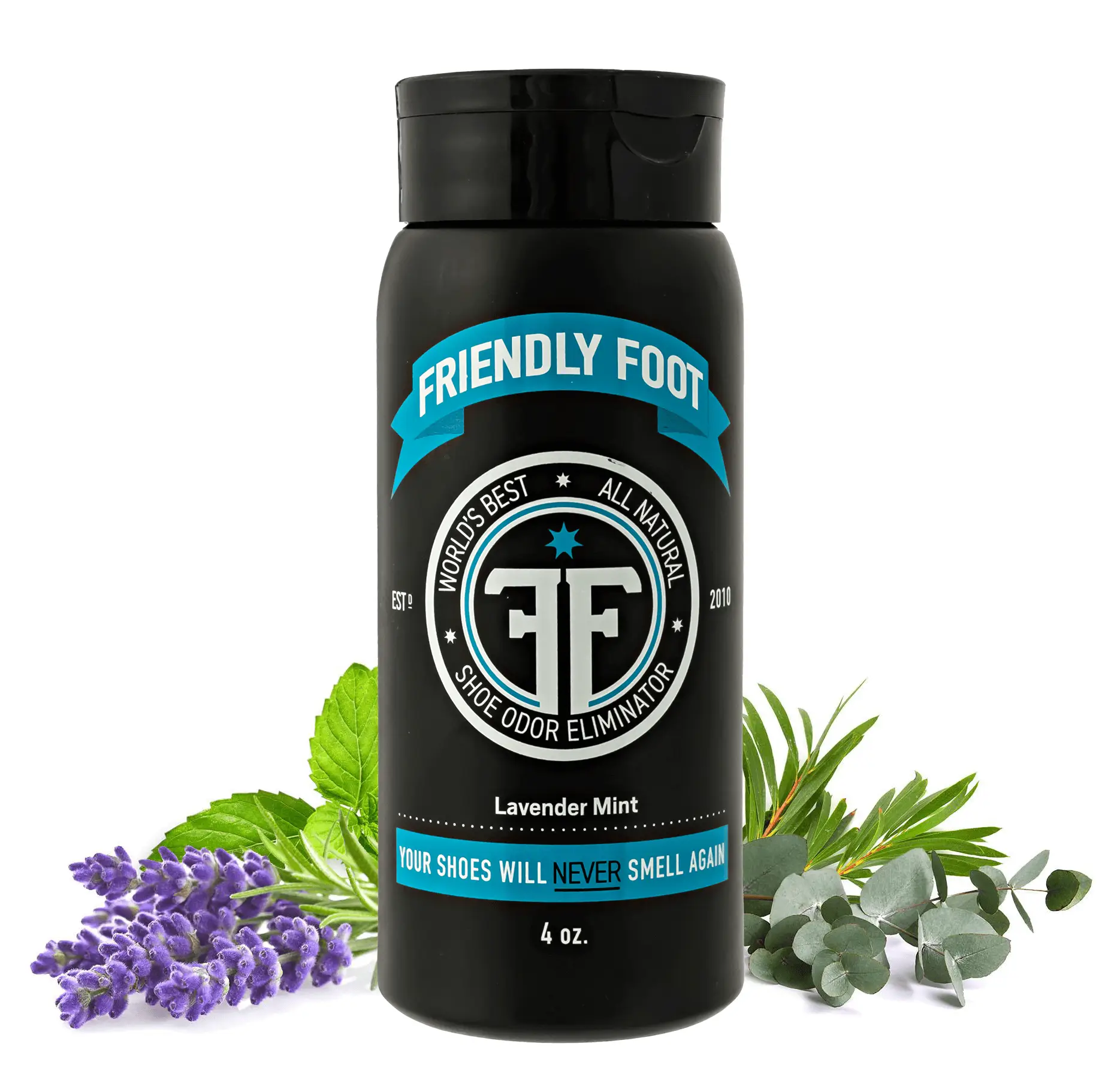 World s Best Organic Shoe Odor Eliminating Powder